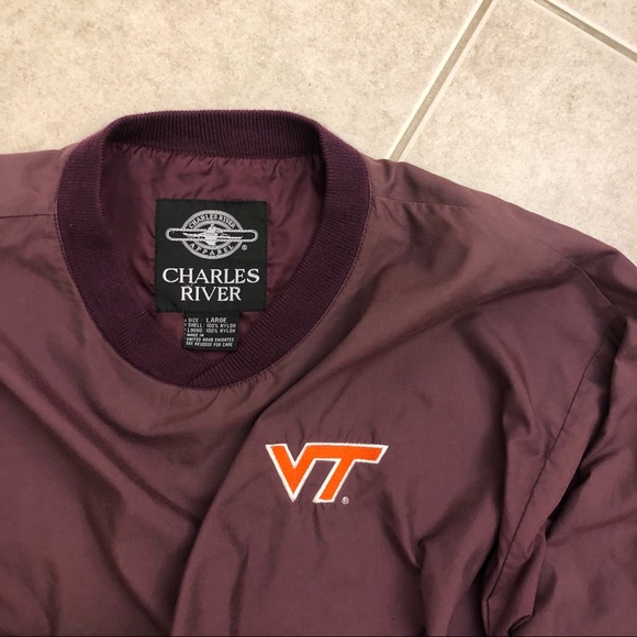 Charles River Apparel | Jackets & Coats | Virginia Tech Maroon Pullover ...